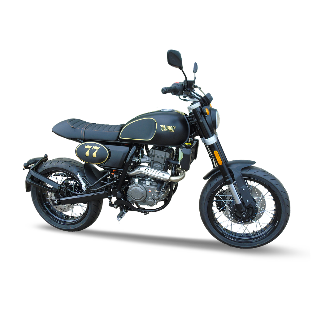 Bluroc: Tracker 125 (E5) Preto/Dourado | MotoXpert - Especialista em ...